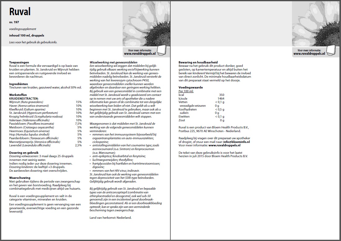 Ruval Bloem - Webshop Rode Pilaren